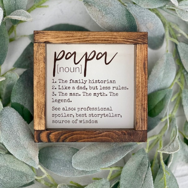 Papa Signs - Etsy