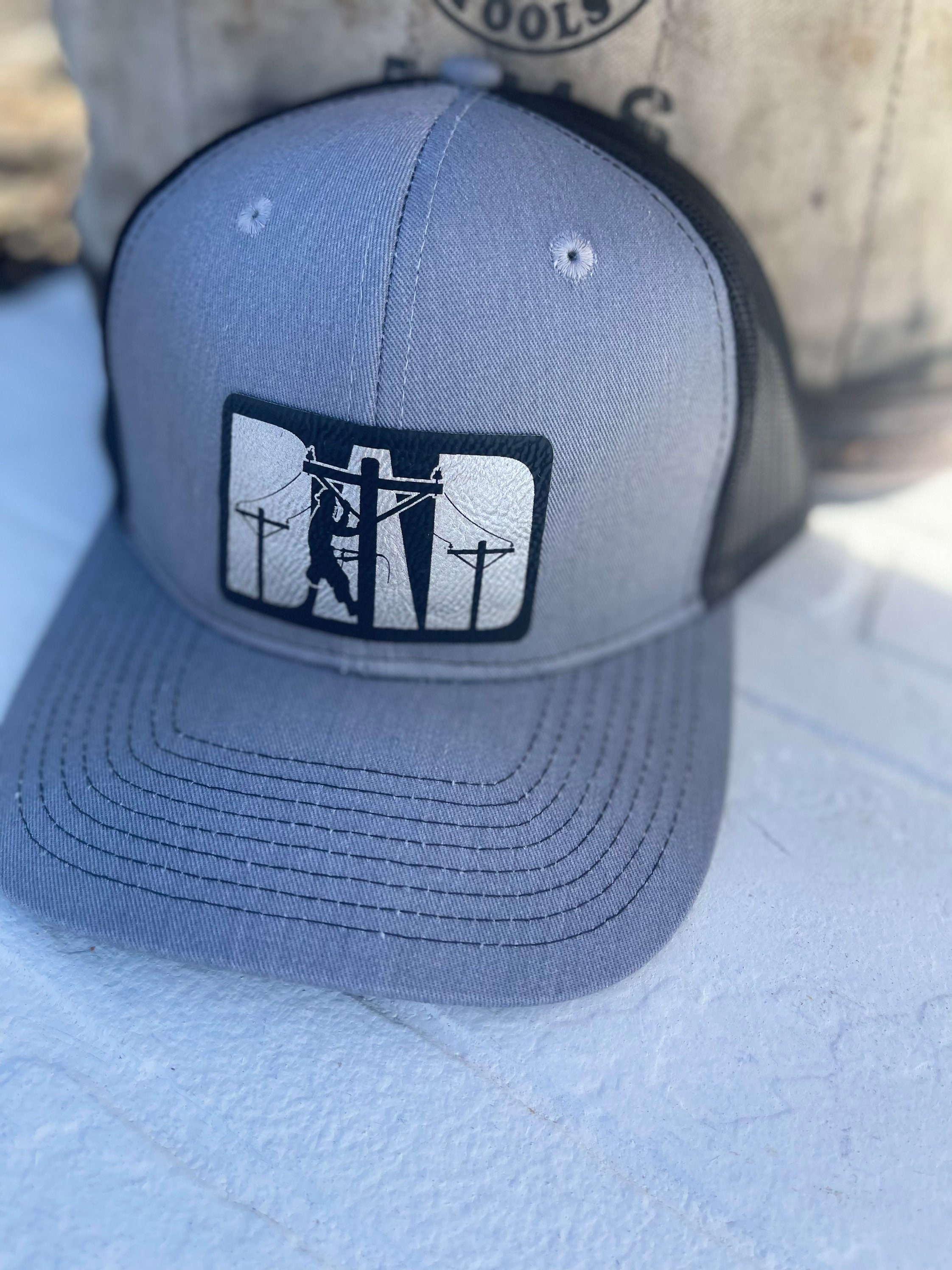 Lineman Dad Hat Lineman Gift Trucker Cap Lineman - Etsy