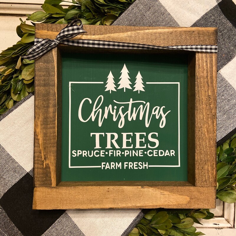 Mini Christmas Signs - Etsy