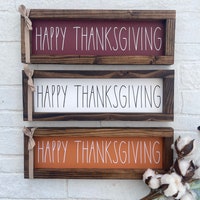 Thanksgiving Signs - Etsy