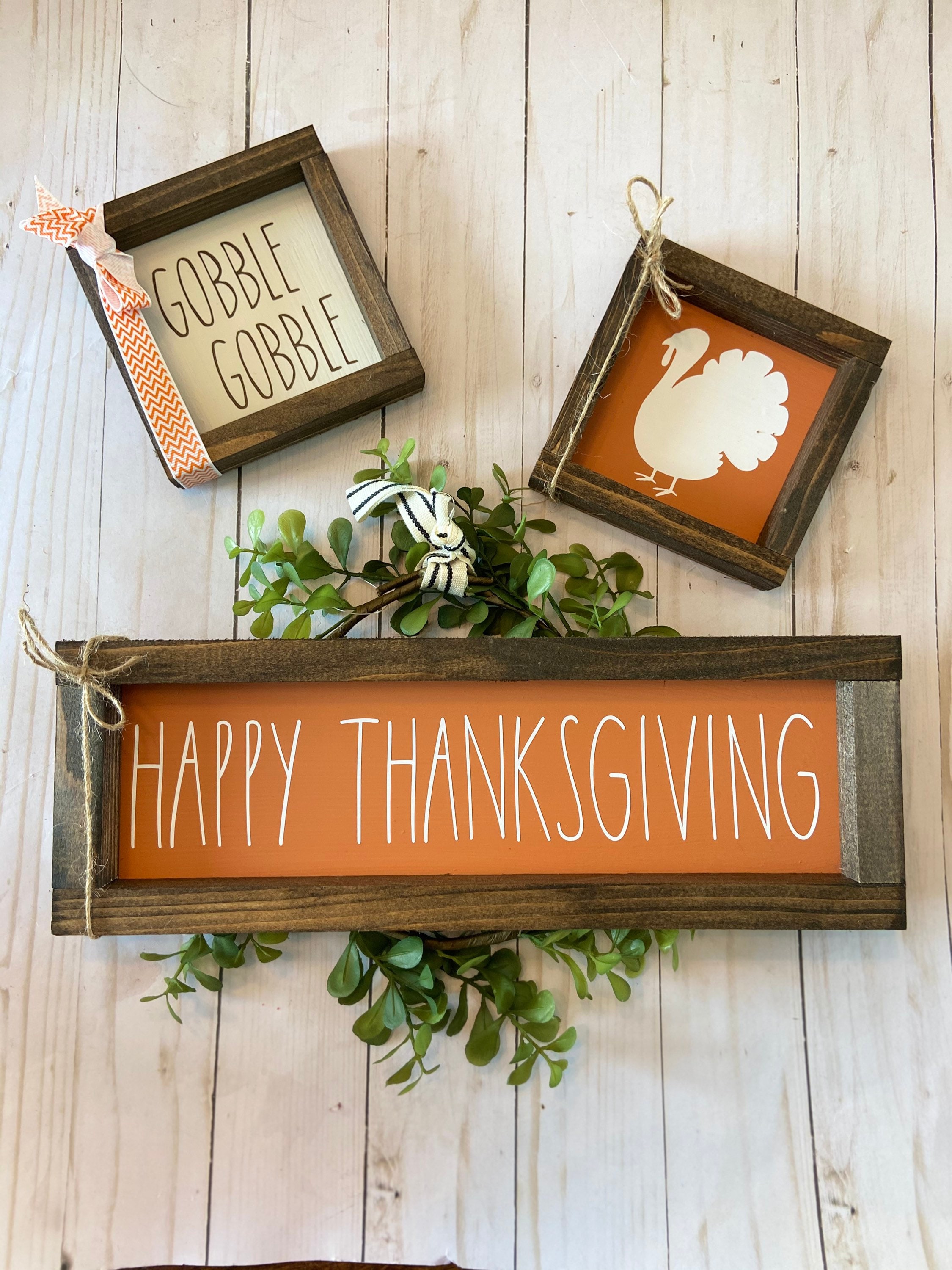 Thanksgiving Farmhouse Decor Signs - Etsy