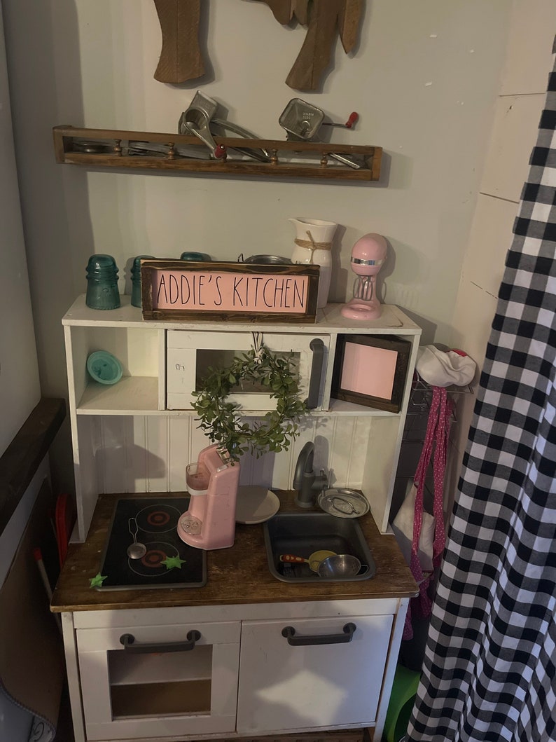 Personalized Kid's Kitchen Sign Kids Home Decor Play - Etsy