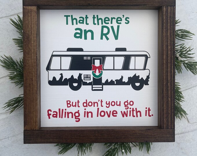 That Theres an Rv Funny Christmas Sign Shitter's Full Funny Gift - Etsy