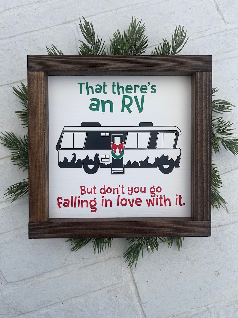 That Theres an Rv Funny Christmas Sign Shitter's Full - Etsy