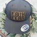 Faith Over Fear Trucker Cap - Adjustable Snapback Religious Cap ...