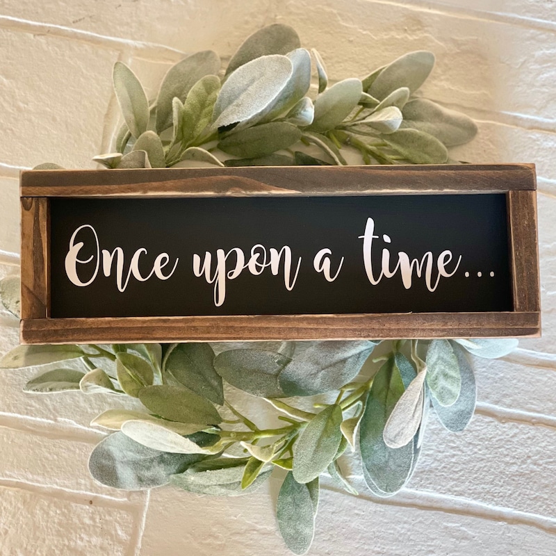 Once Upon a Time Sign - Etsy