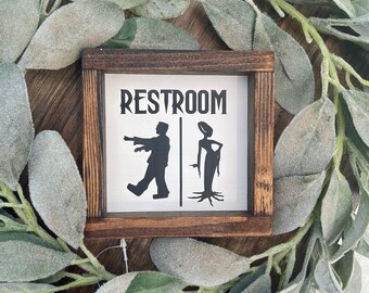 Halloween Restroom Decor - Etsy