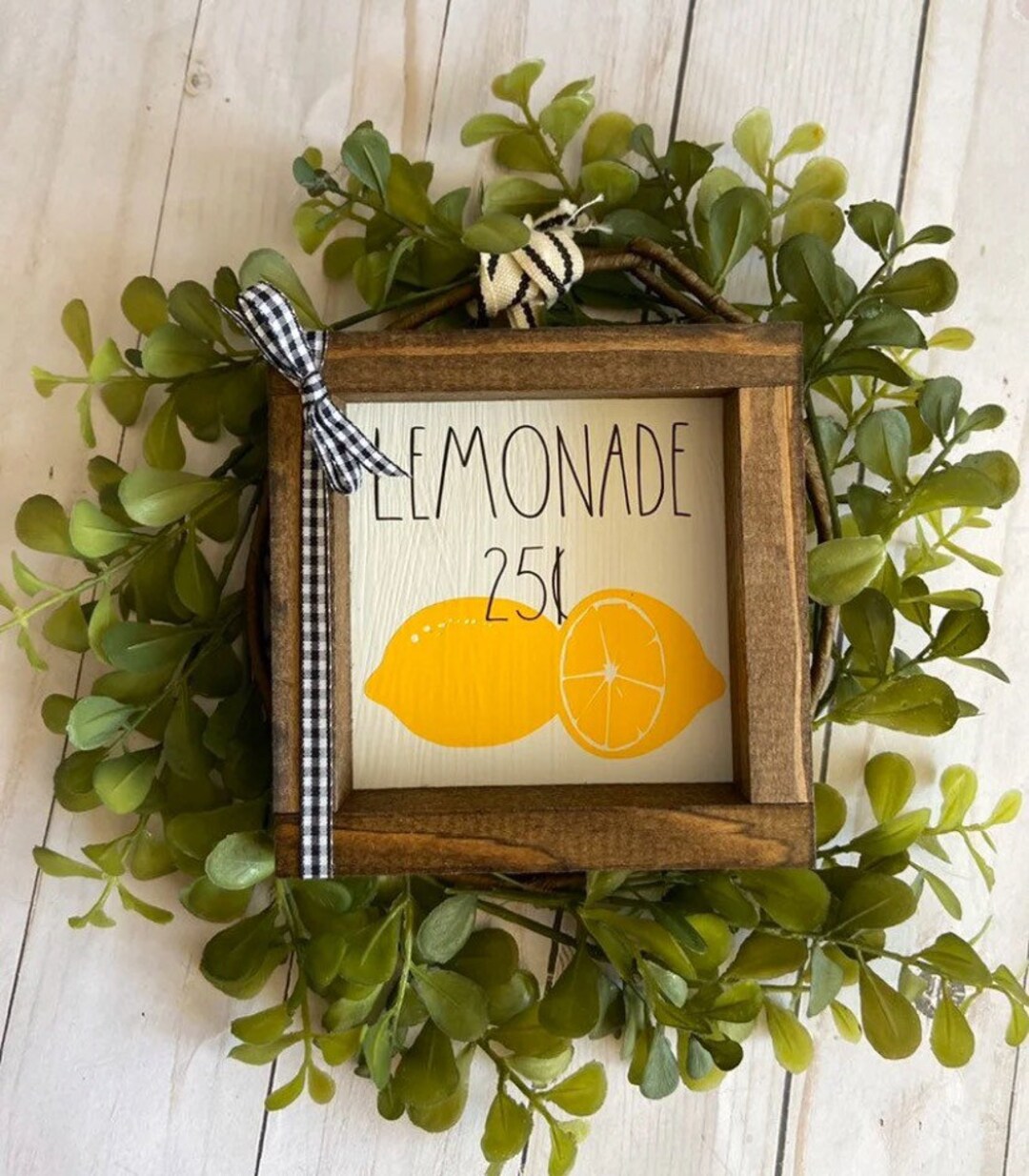 Lemonade Summer Farmhouse Decor Tiered Tray Coffee Bar Sign - Etsy