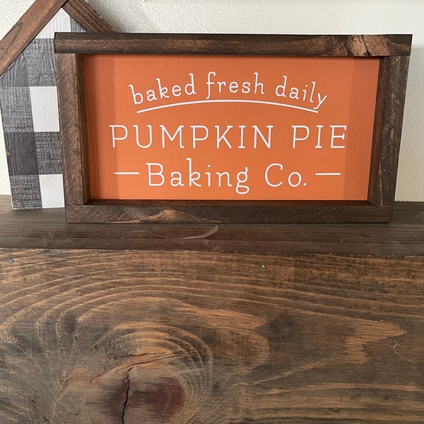 Pumpkin Sign - Etsy