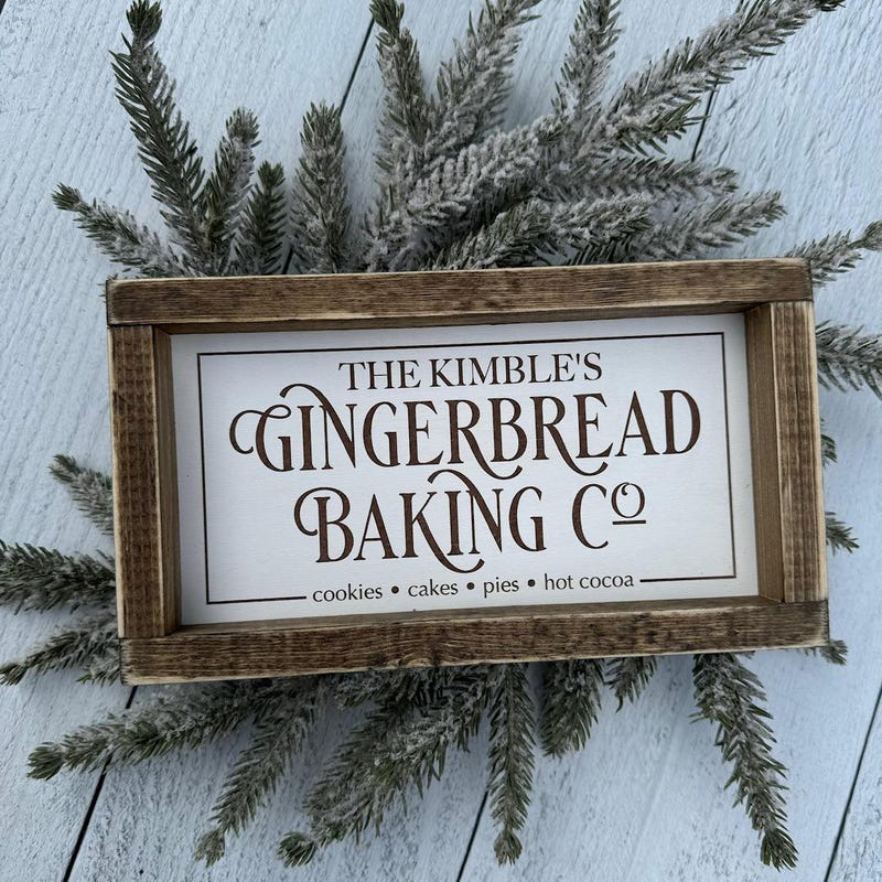 Gingerbread Kitchen Decor - Etsy