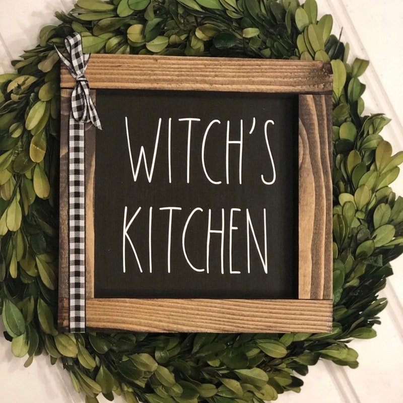 Kitchen Witch Sign - Etsy