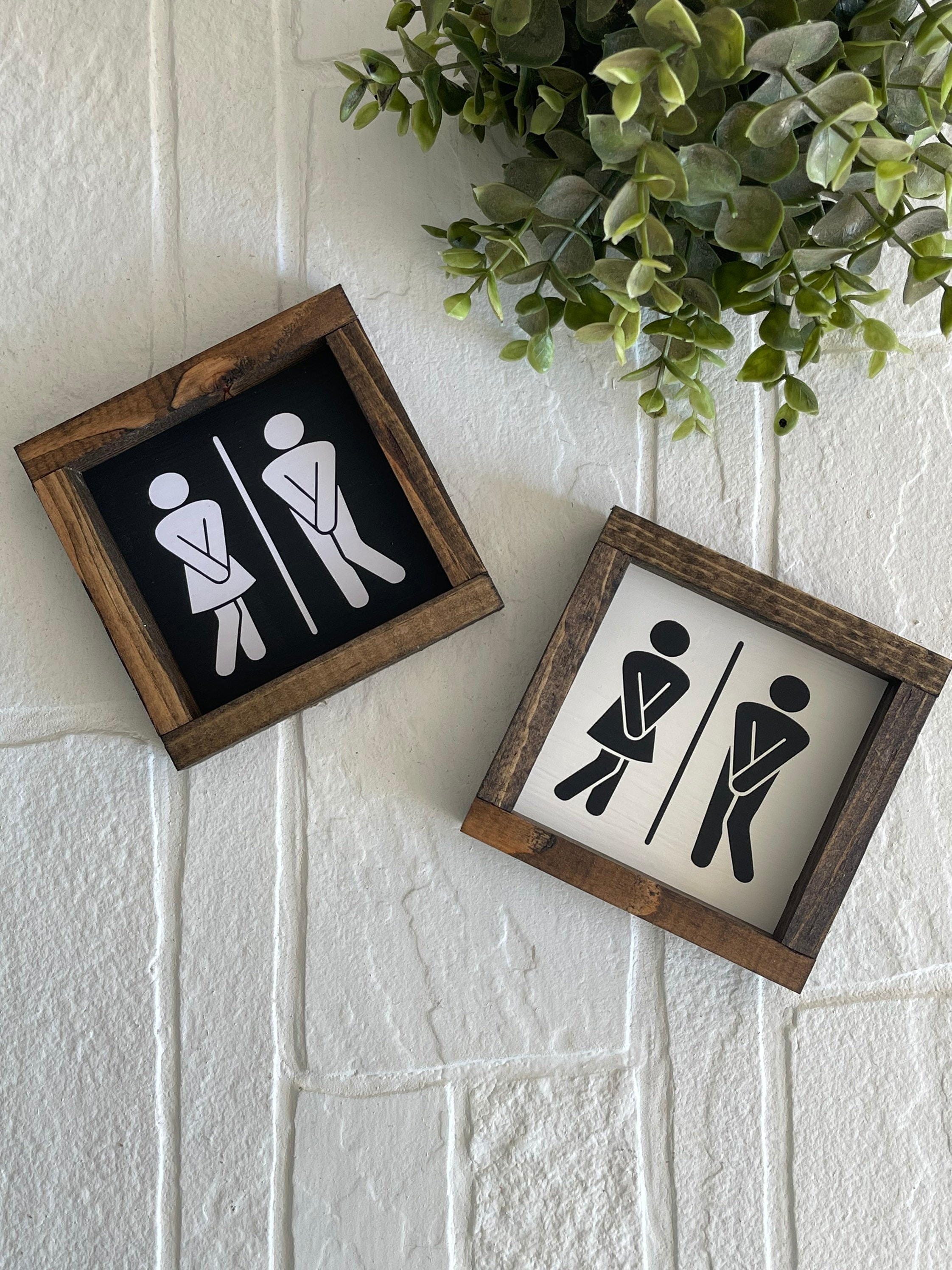 Potty Dance Farmhouse Cute Funny Kids Bathroom Decor Sign | Etsy