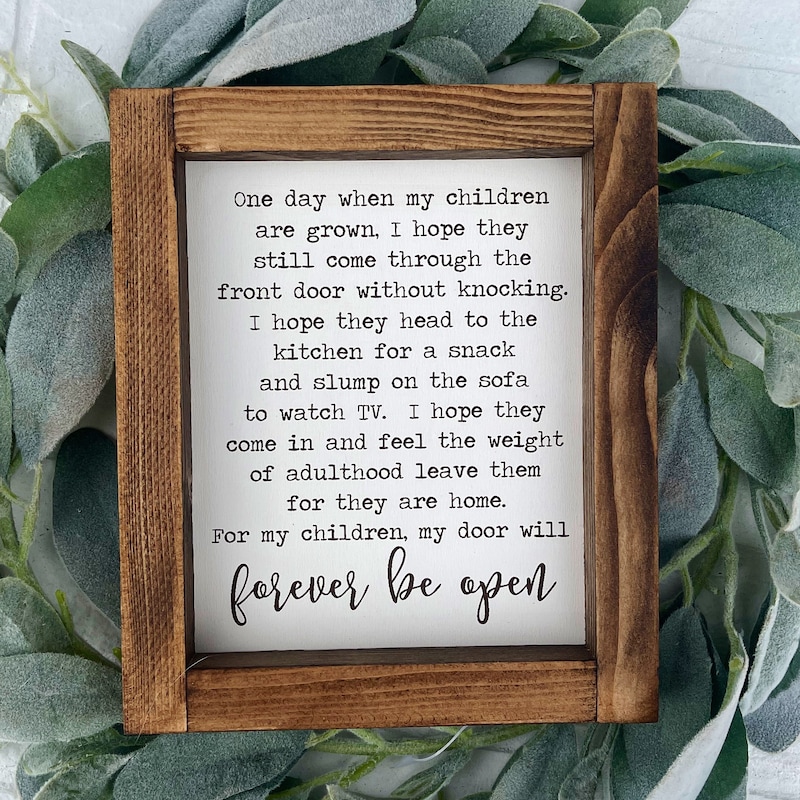 One Day When My Children Are Grown Sign - Etsy