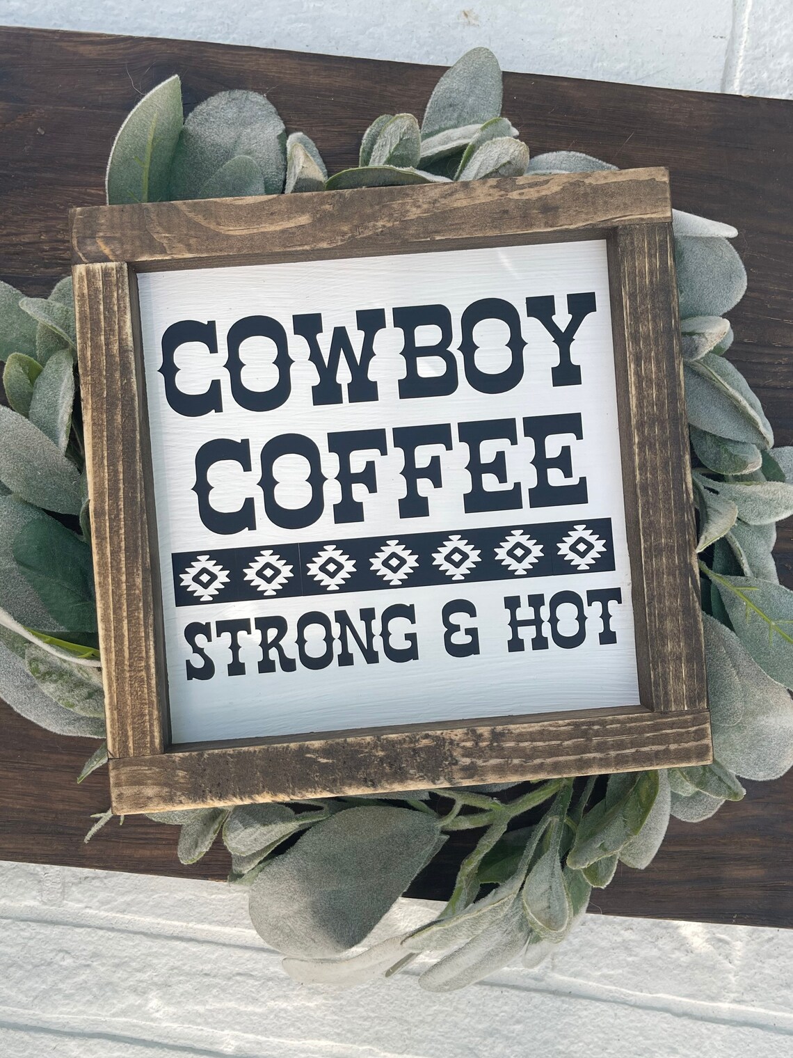 Cowboy Coffee Strong & Hot Western Coffee Bar Decor Cowboy - Etsy