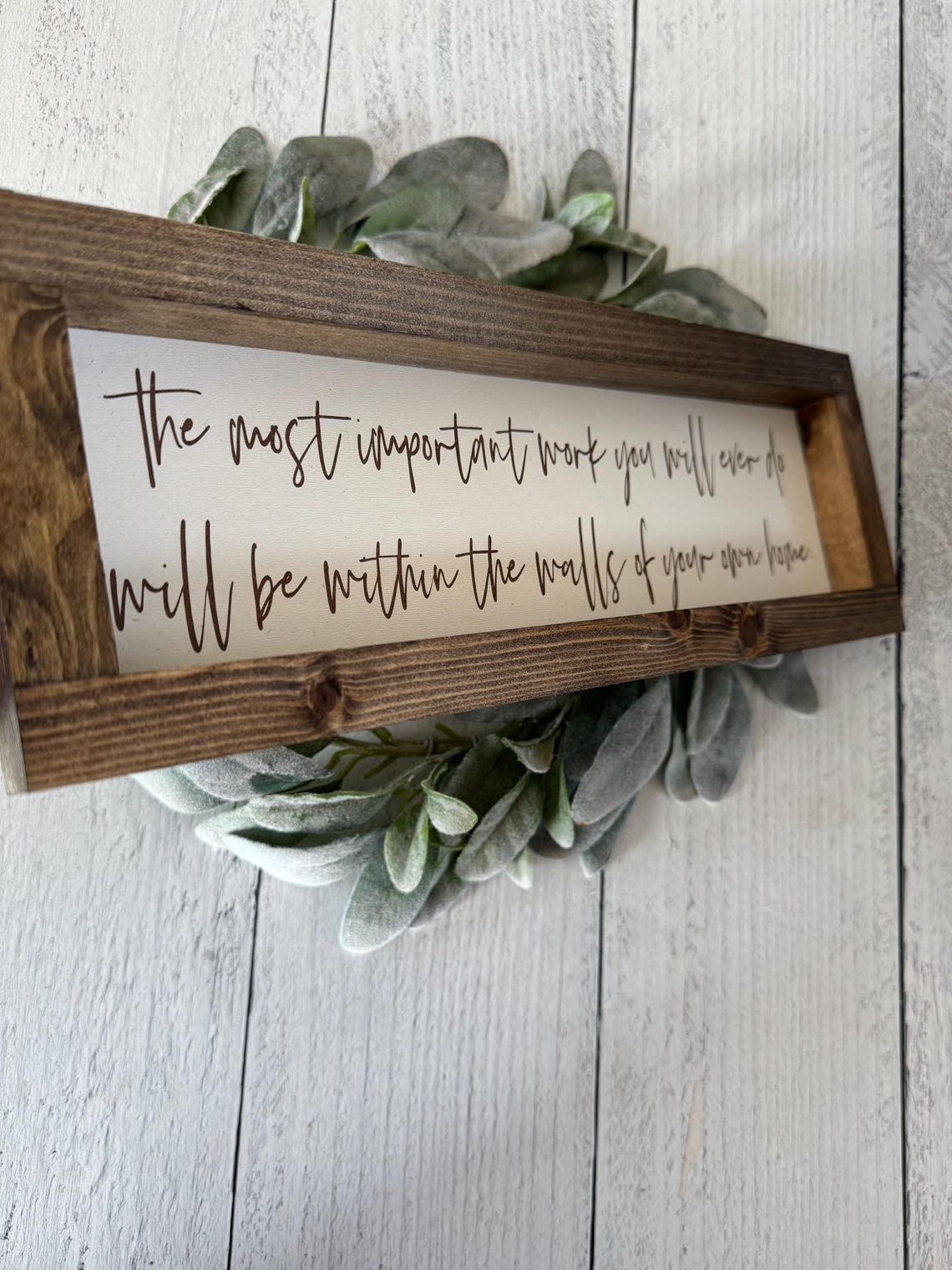 The Most Important Work Within the Walls of Your Own Home Farmhouse ...