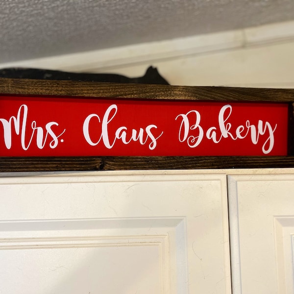 Mrs Claus Bakery Sign - Etsy