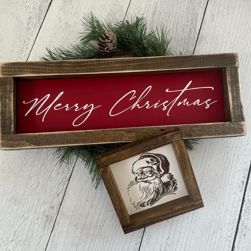 Farmhouse Christmas Sign - Etsy