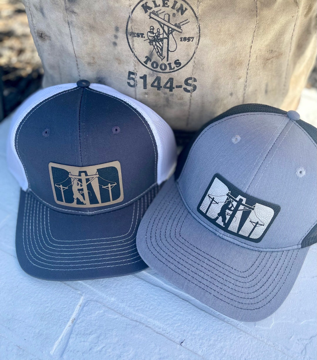 Lineman Dad Hat - Lineman Gift - Trucker Cap - Lineman Father's Day ...