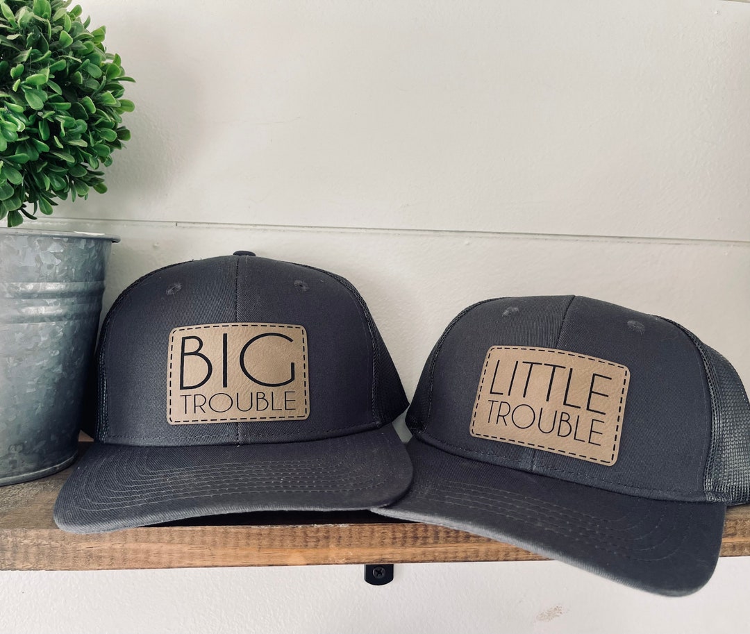 Little Trouble, Big Trouble Hat Set - Father Son Matching Hats- Father ...