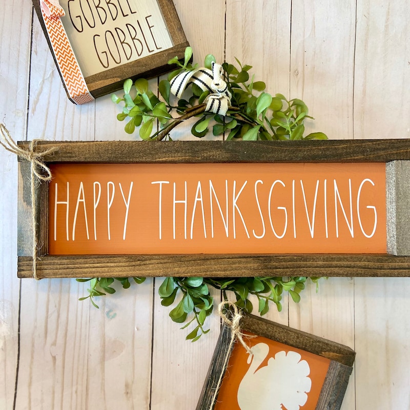 Thanksgiving Wall Decor - Etsy