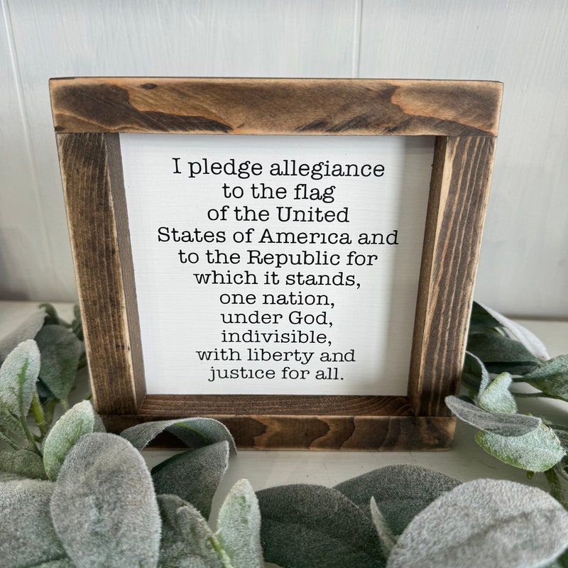 Pledge of Allegiance - Etsy