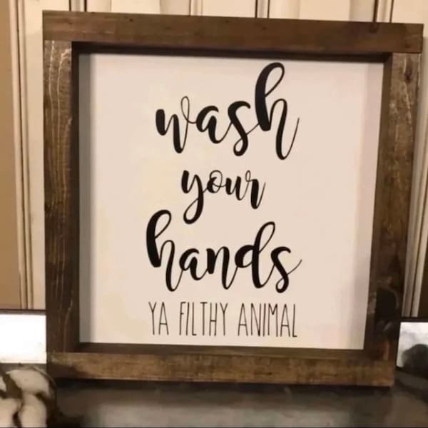 Wash Your Hands Ya Filthy Animal Christmas - Etsy