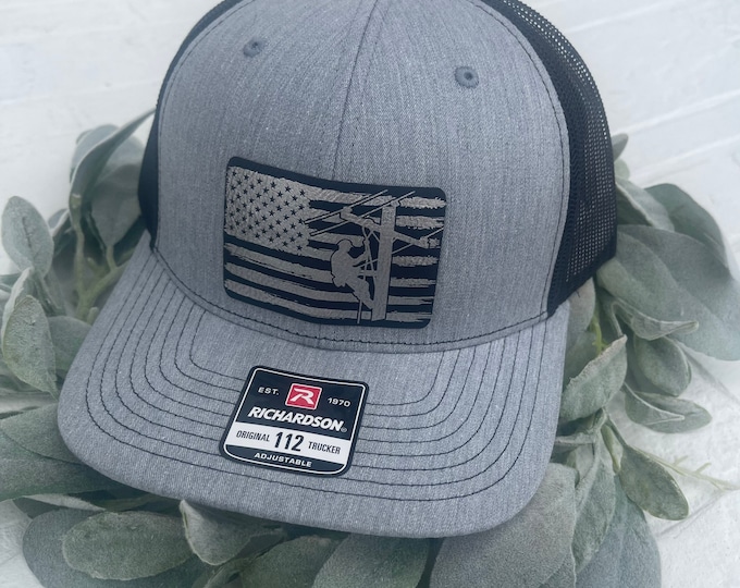 Any Colors, Maryland Lineman Flag Embroidered Hat, Lineman Baseball Cap ...