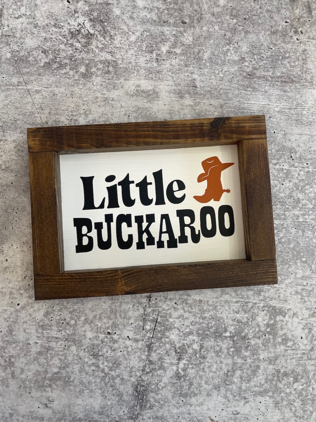 Little Buckaroo Western Farmhouse Nursery Decor Sign - Etsy
