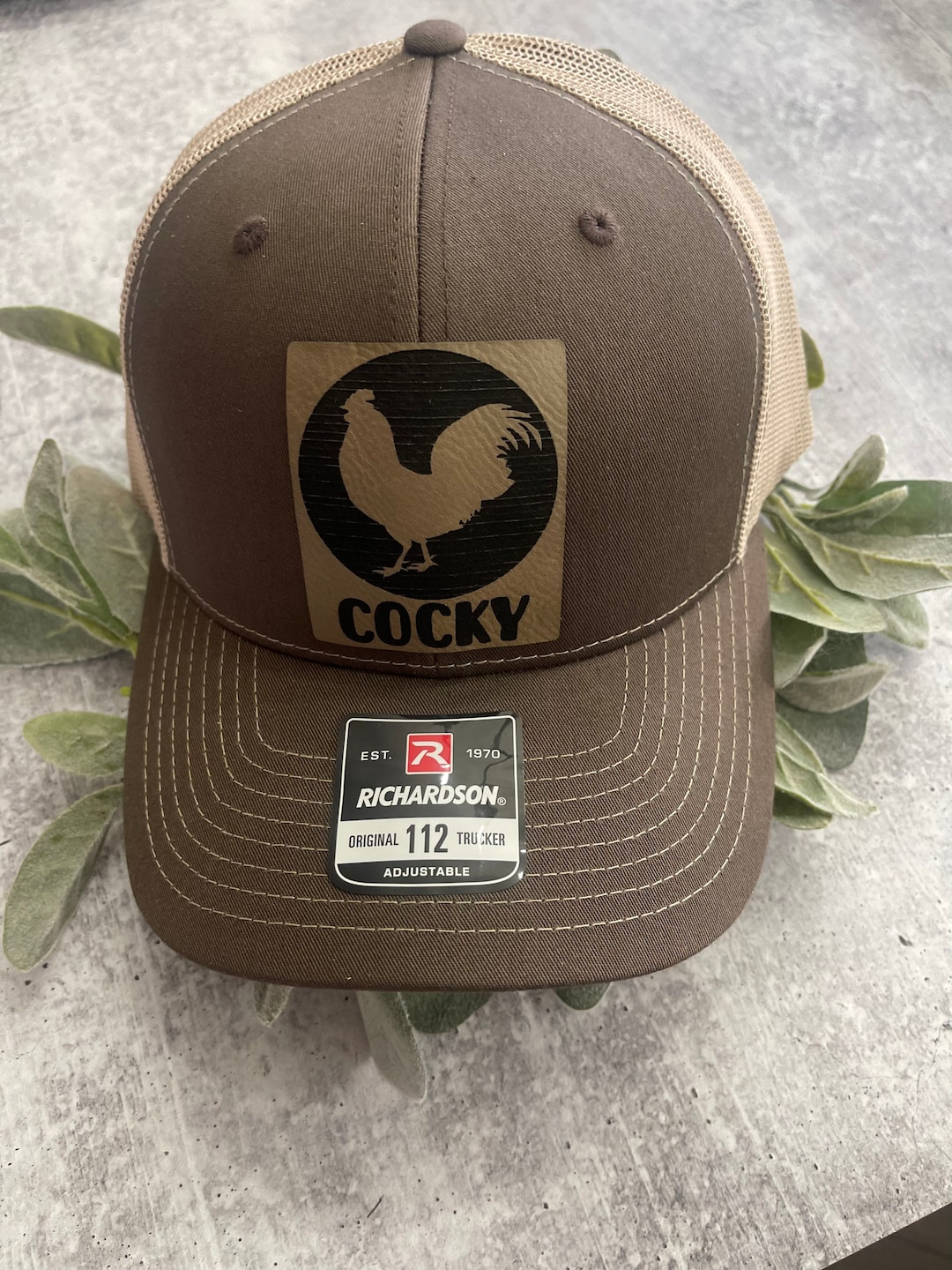 Funny Men's Hat - Cocky Rooster Richardson 112 Snapback Trucker Cap ...