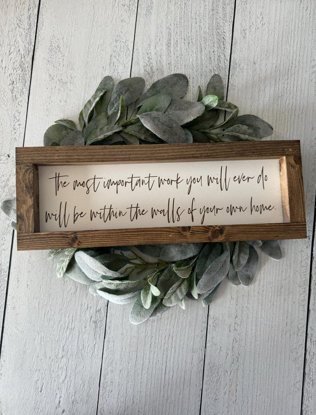 The Most Important Work Within the Walls of Your Own Home Farmhouse ...