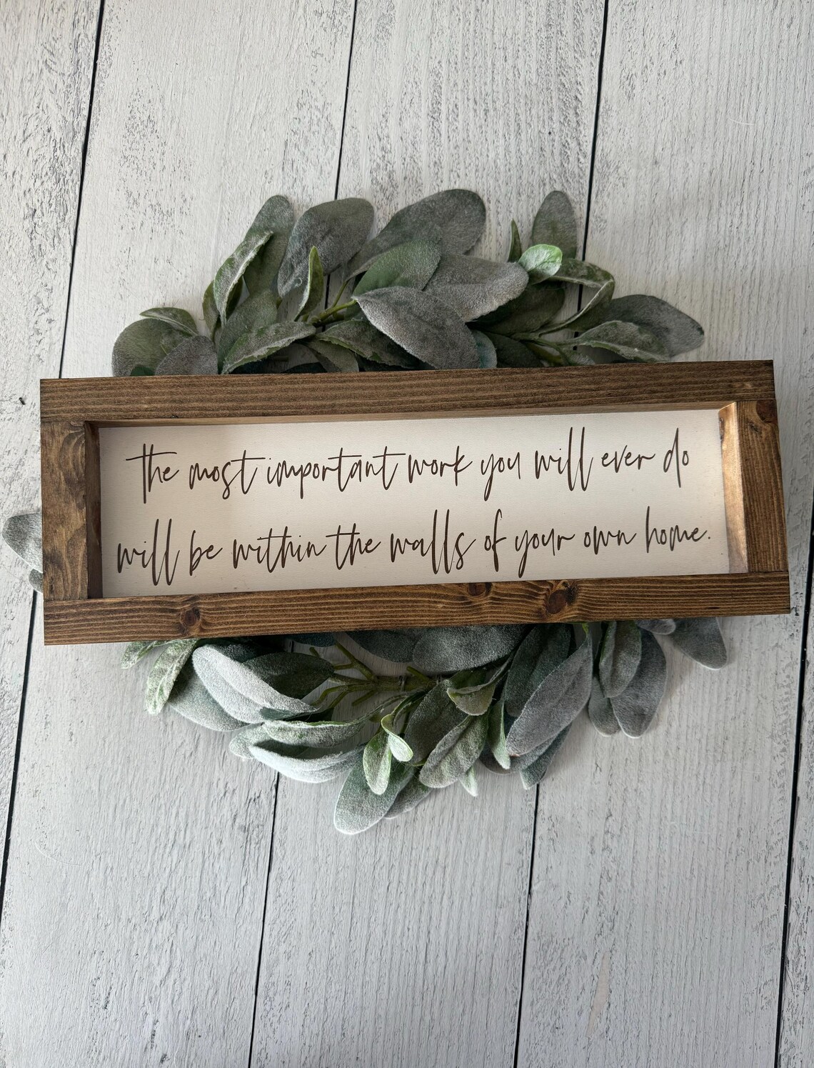 The Most Important Work Within the Walls of Your Own Home Farmhouse ...
