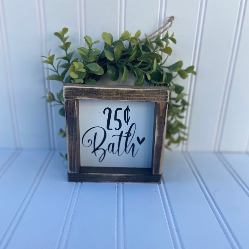 Small Bathroom Signs - Etsy