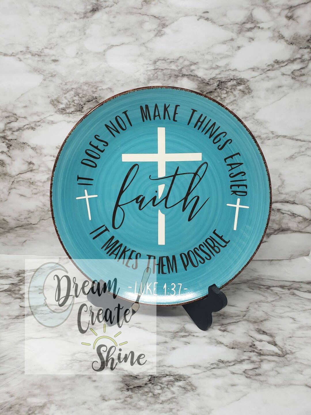 Inspirational Decorative Plate, Faith Svg Gift, Waymaker Table Decor ...