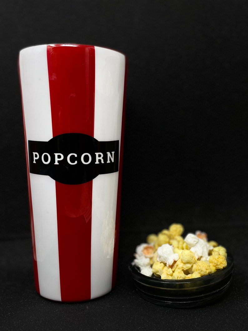 Popcorn tumbler fake popcorn topper faux popcorn bucket cup | Etsy
