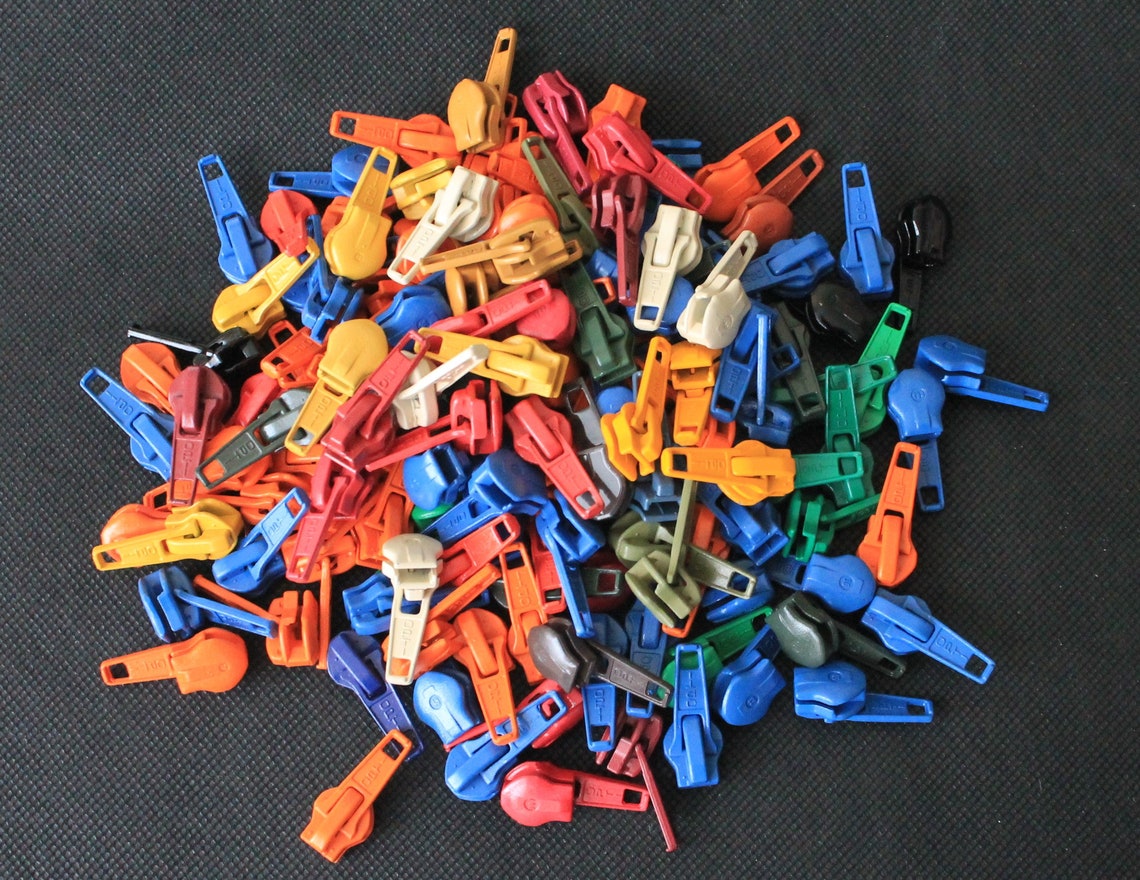 OPTI Slider, Zipper for Spiral Zippers Number 5, Metal, Rustproof 2 ...