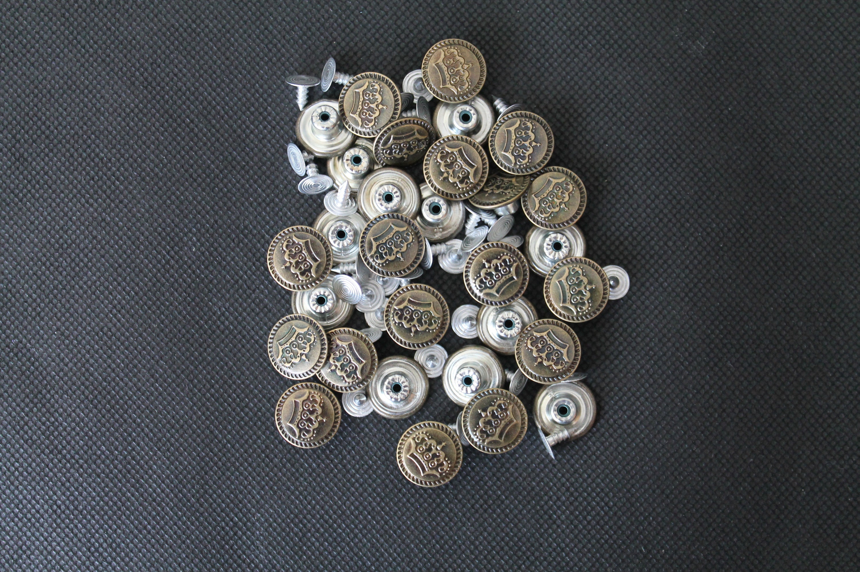 Jean buttons buttons trouser buttons metal stainless rust | Etsy