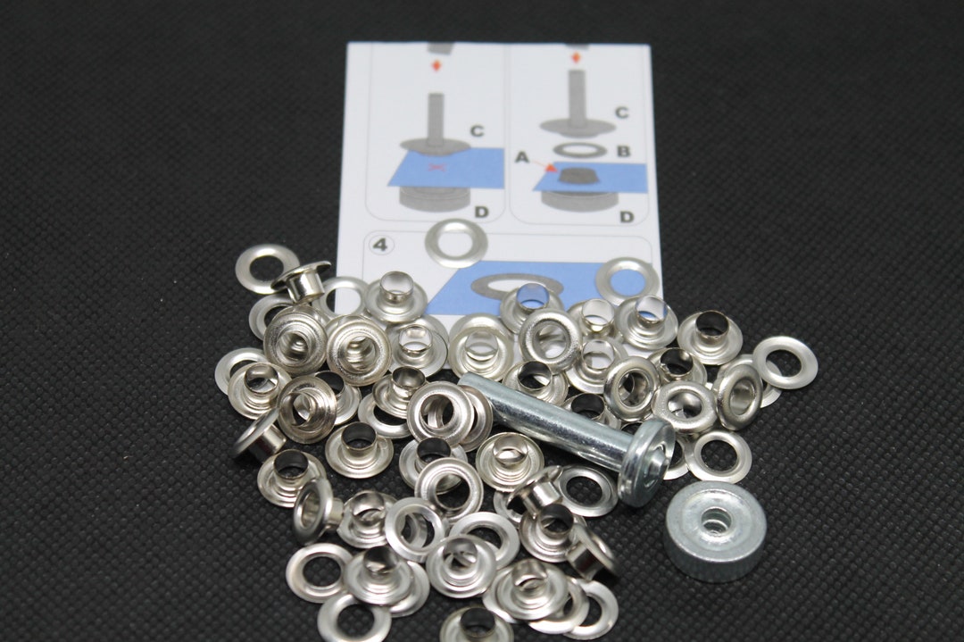 Eyelets With Discs 5 Mm Inner Diameter Including 2-piece Tools and ...