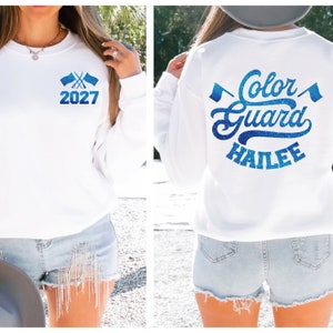 Custom Color Guard Spirit Wear T-shirts, Sweatshirts, or Hoodies. - Etsy