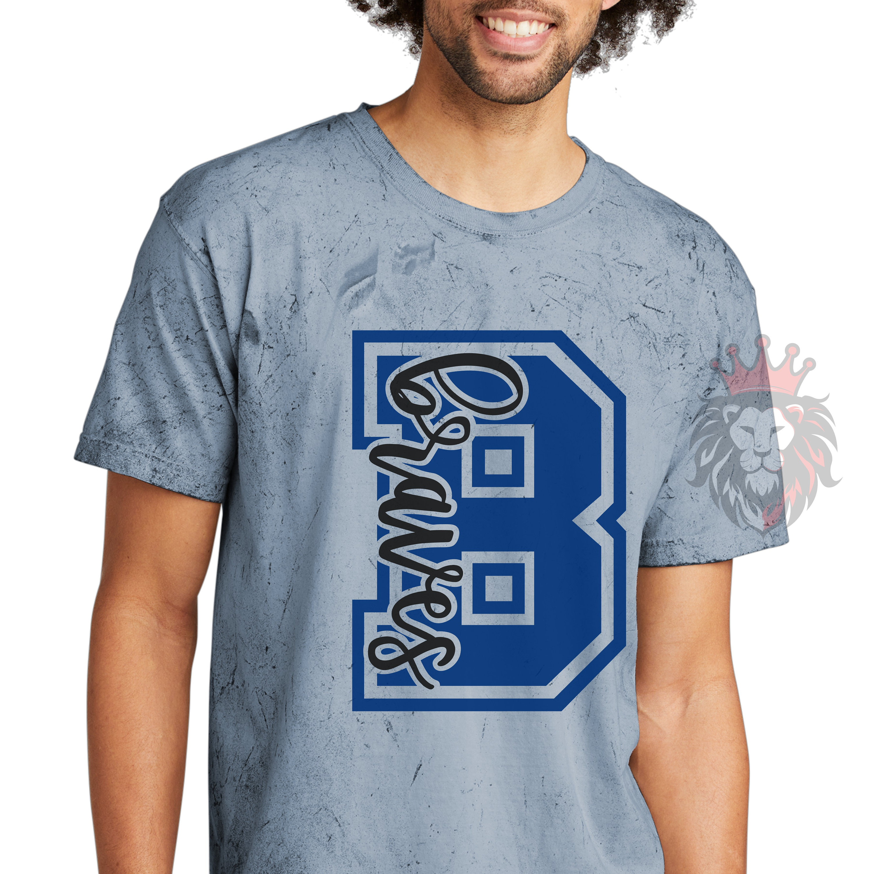 Custom Mascot Spirit Wear on Comfort Colors Color Blast T-shirts and ...