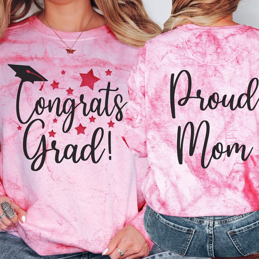 Personalized Congrats Grad Senior Family Graduation Matching Shirts on ...