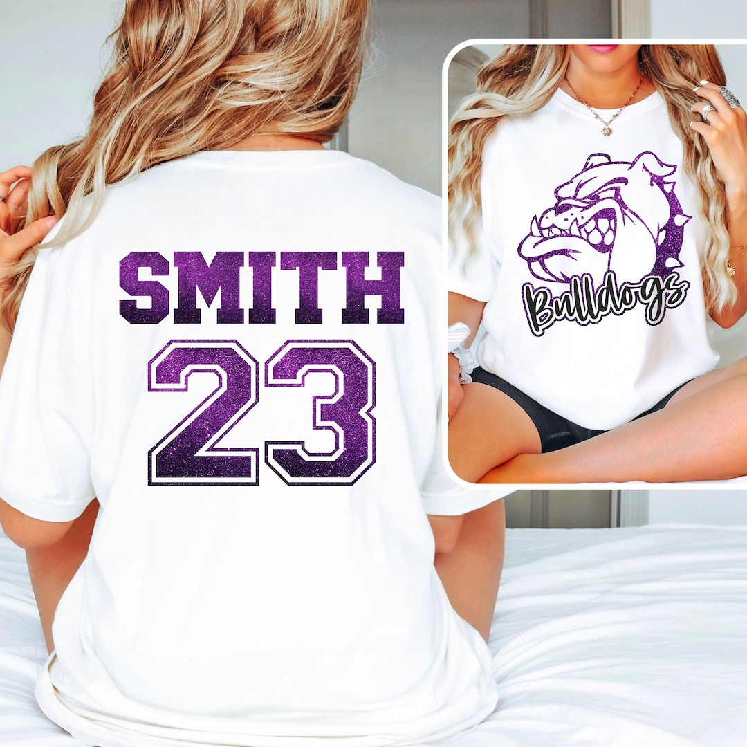 Custom Bulldogs Spirit Wear on T-shirts, Sweatshirts, & Hoodies With ...