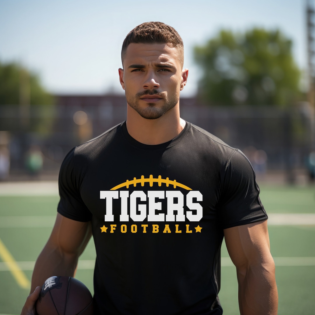Custom Football Spirit Wear T-shirts With Name & Number on the Back. - Etsy
