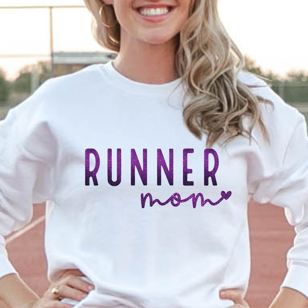 Runner Mom Long Sleeve Tees, Sweatshirts & Hoodies With Name and Number ...