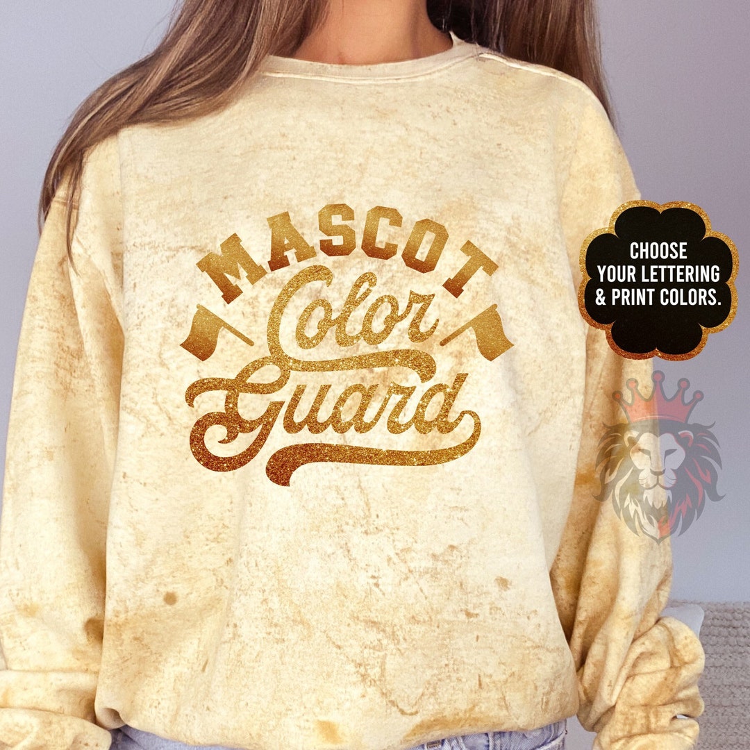 Custom Color Guard Spirit Wear on Comfort Colors Color Blast T-shirts ...