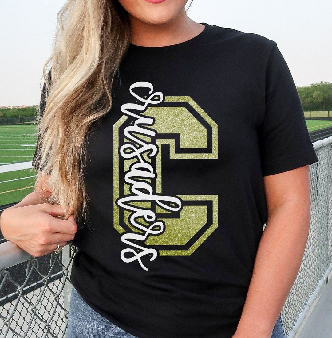 Custom Crusaders Spirit Wear on Tees, Sweatshirts, & Hoodies. - Etsy