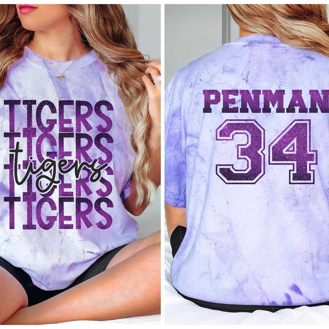 Tigers Spirit Wear personnalisés sur des t-shirts et sweat-shirts aux ...