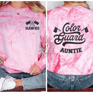 Custom Color Guard Spirit Wear on Comfort Colors Color Blast T-shirts ...