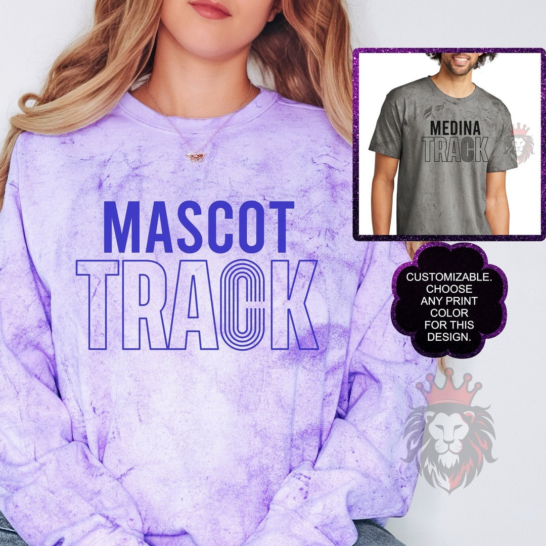 Custom & Personalized Track Spirit Wear on Comfort Colors - Etsy