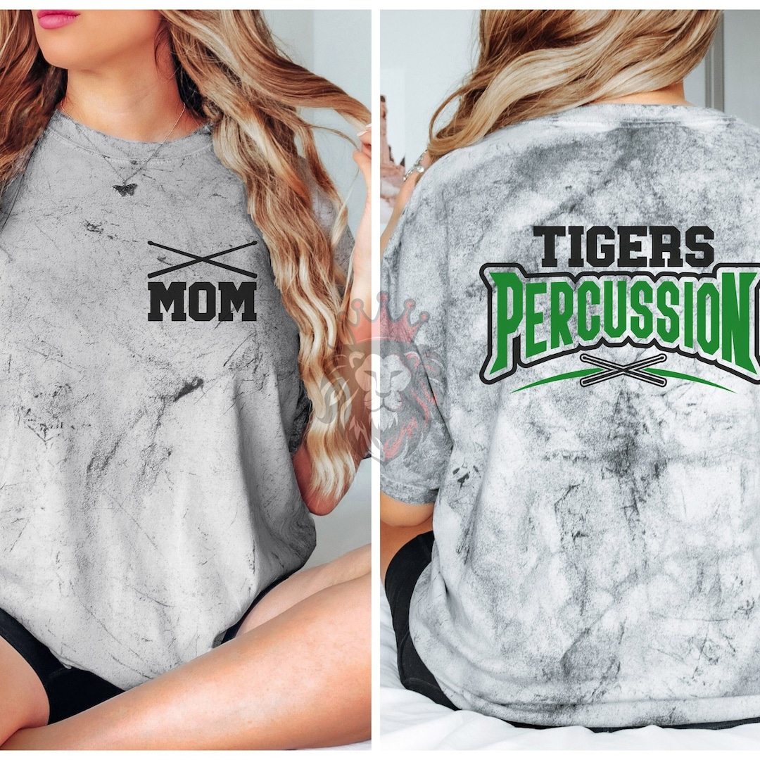 Custom Percussion Band Spirit Wear on Comfort Colors Color Blast T ...