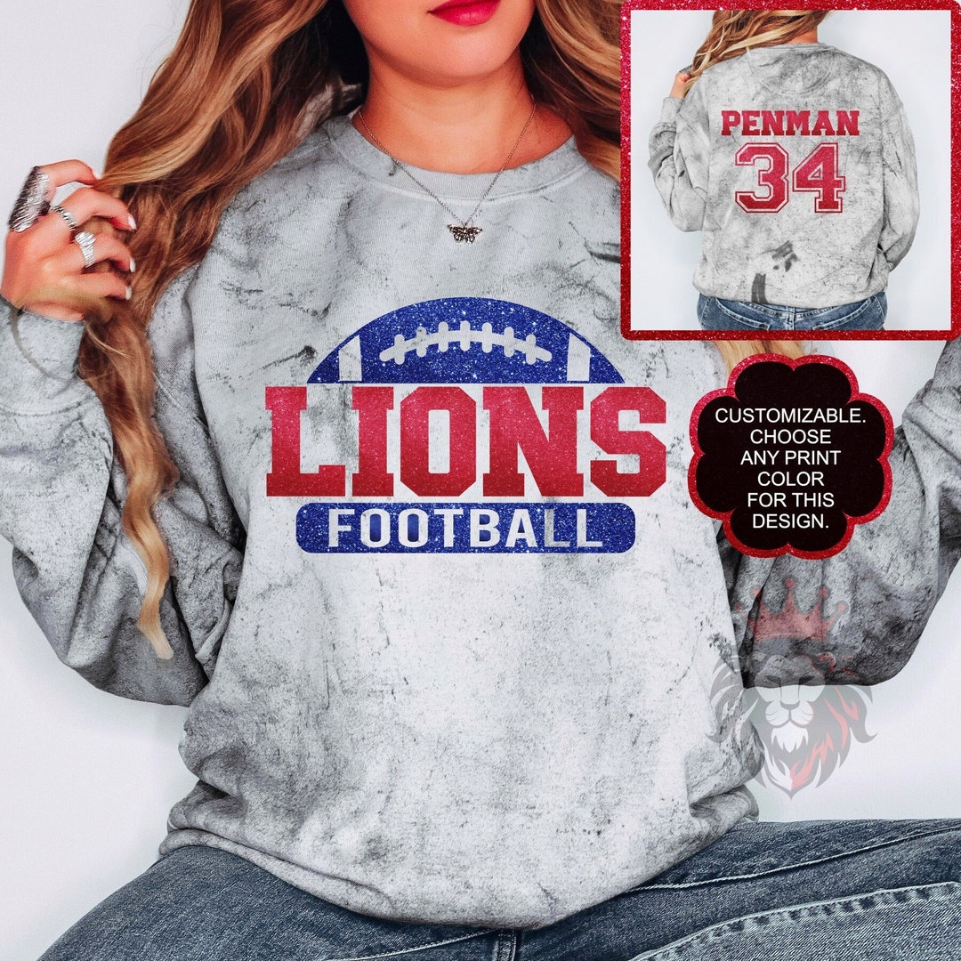 Custom Football Spirit Wear on Comfort Colors Color Blast - Etsy